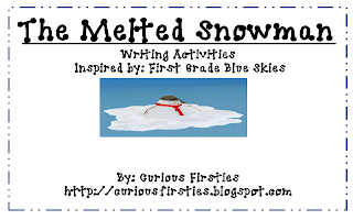Curious Firsties: Melted Snowmen with a FREEBIE!!!!