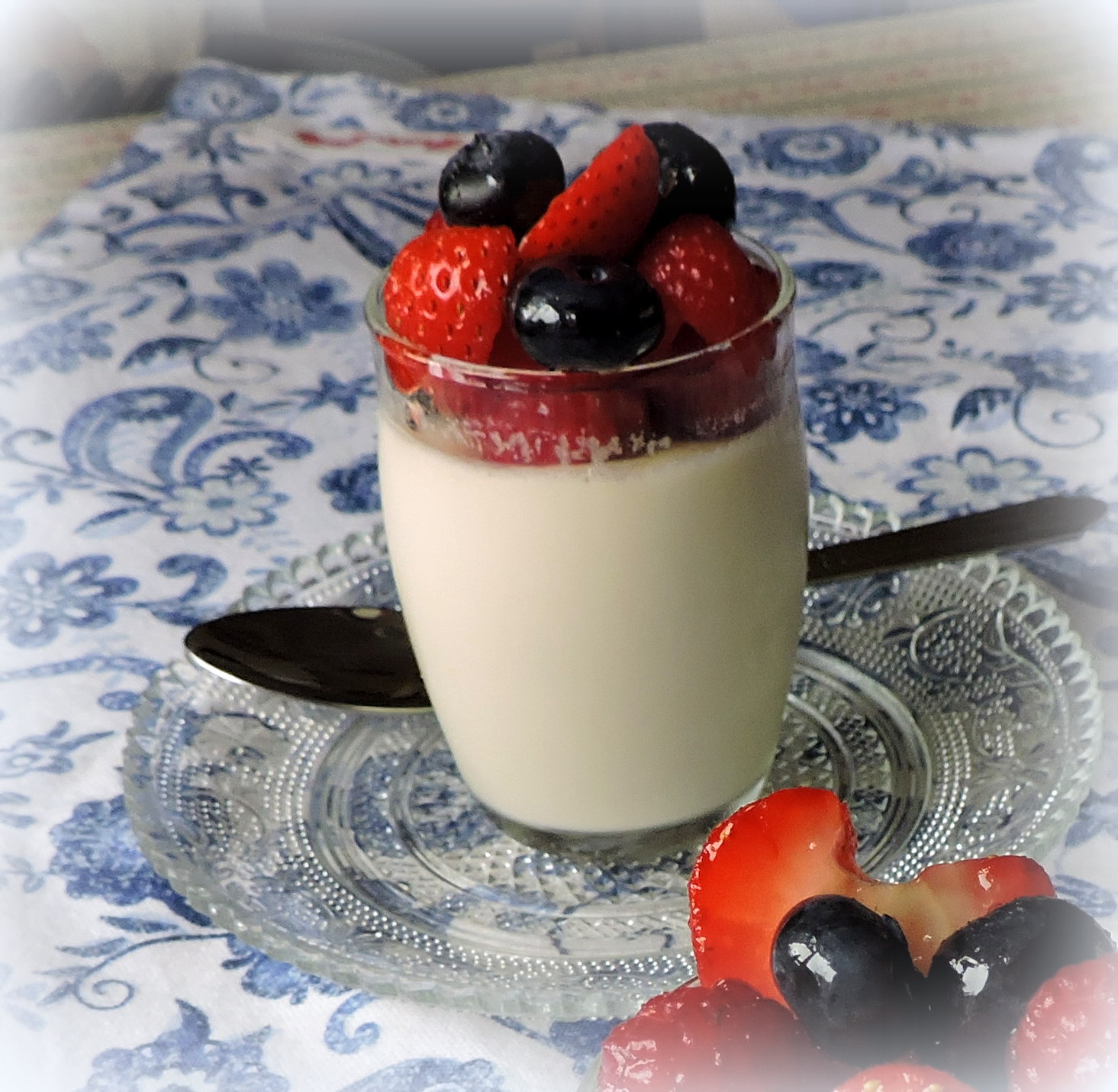 Simple Panna Cotta with Mixed Berries | The English Kitchen