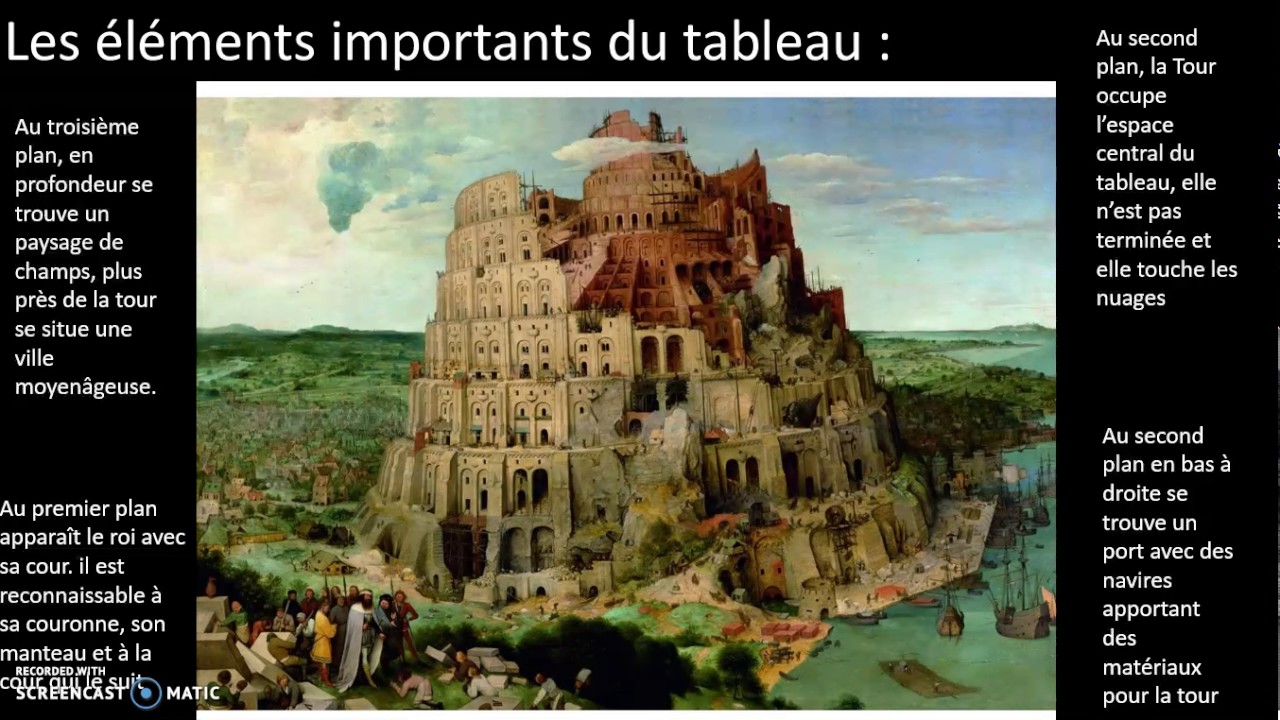 kART à voir: n°275 La Tour de Babel (1563)Pieter Bruegel, l'Ancien