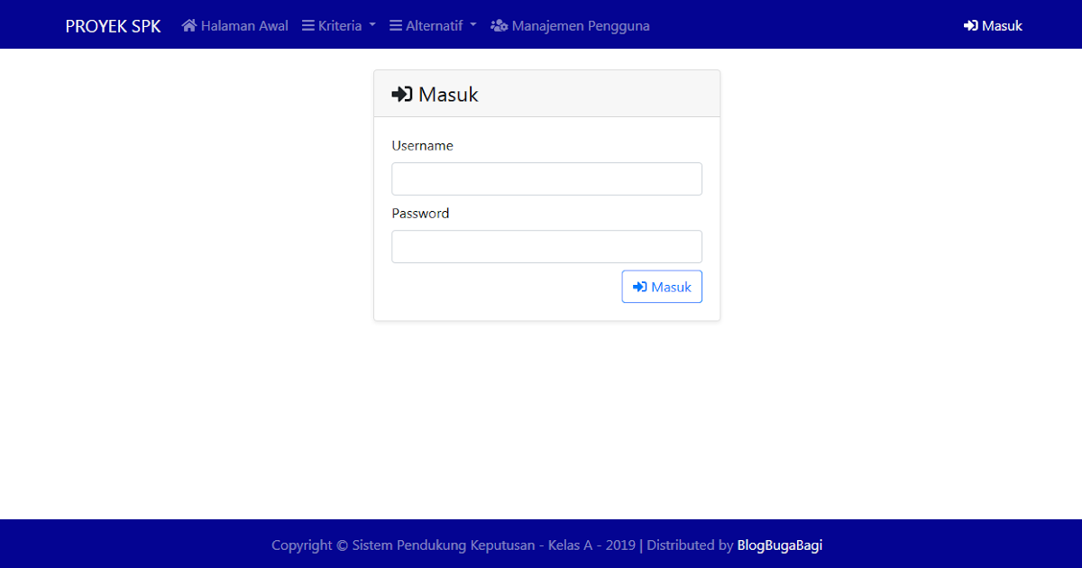 Source Code Php Spk Hybrid Metode Ahp Dan Saw Berbasis Web