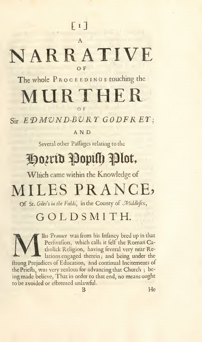 The Study: The Improbable Identity Of the Perjuring Prance