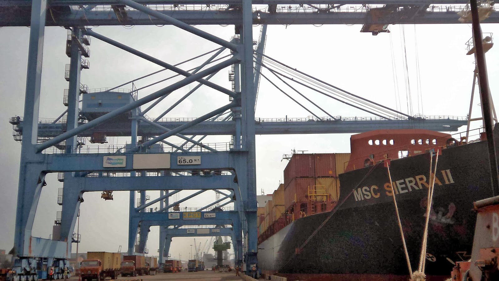 Saravanan's Blog: Krishnapatnam Port creates best crane productivity record