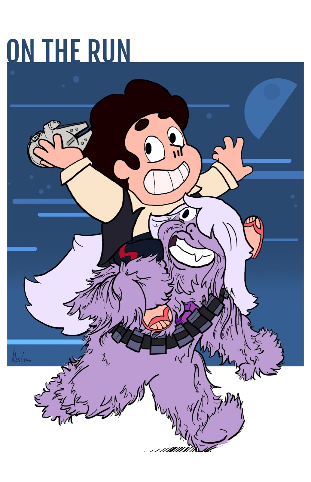 ALEX LUKO: Steven Universe/Star Wars fan art