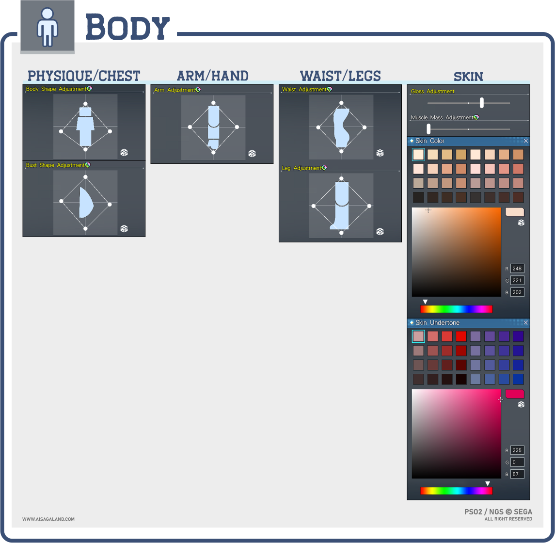 PSO2 NGS Character Creation - Custom #11 - Aisaga Land