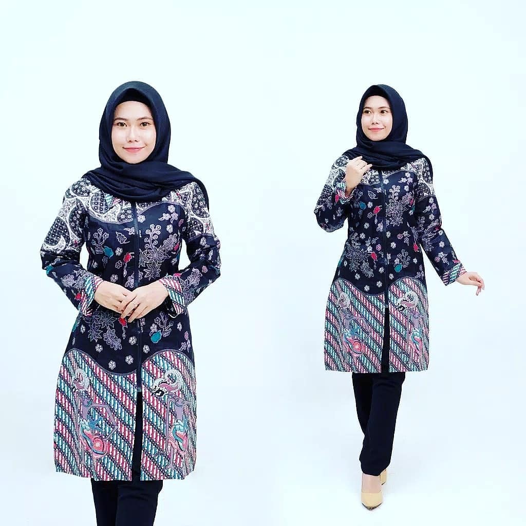 Model Tunik Batik Terbaik 2020 Desain Mewah Dan Modern - Model Baju Korea