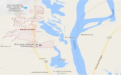 "MALAMBO/ATLANTICO": MAPA