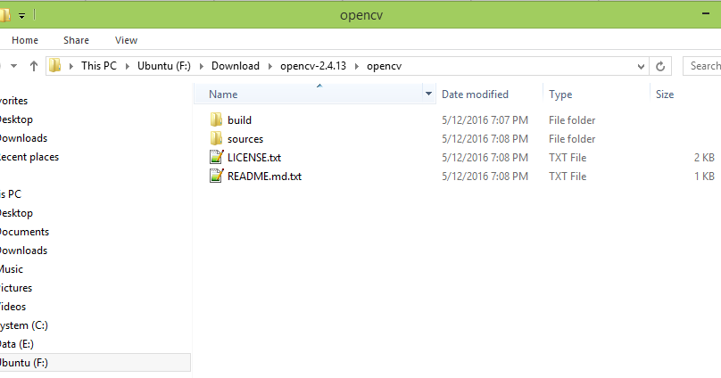 Install OpenCV to work with Python