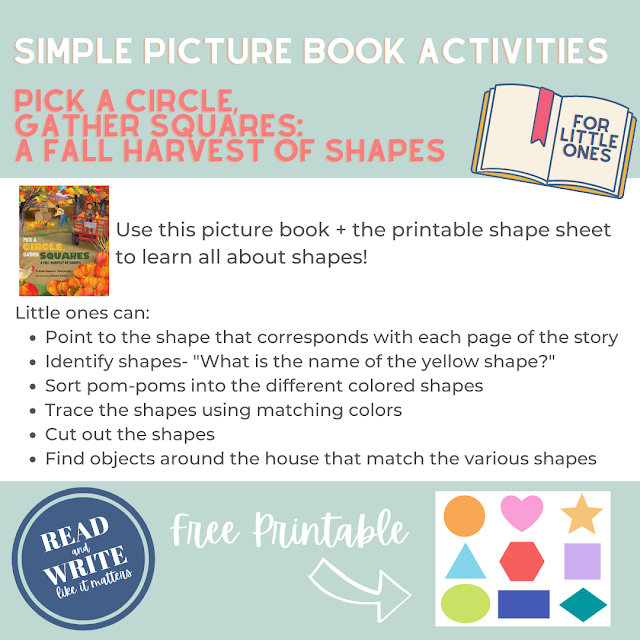 Fall Picture Book Activities for Little Ones