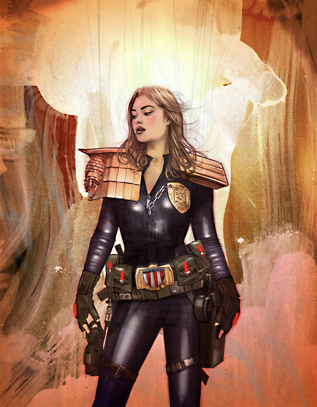 The Geeky Nerfherder: #CoolArt: 'Judge Anderson' print by Tula Lotay