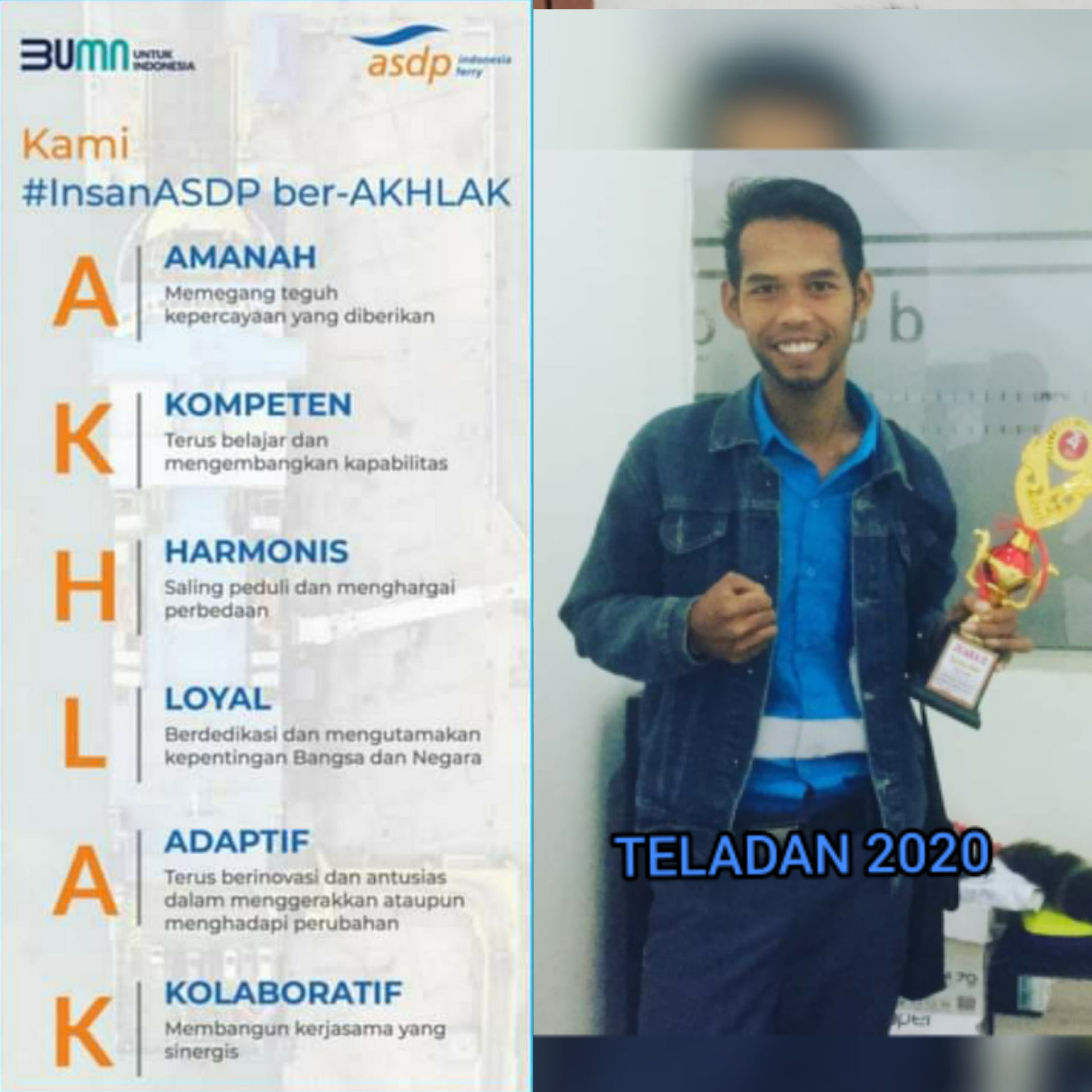 Tentang Bakauheni: AKHLAK ASDP