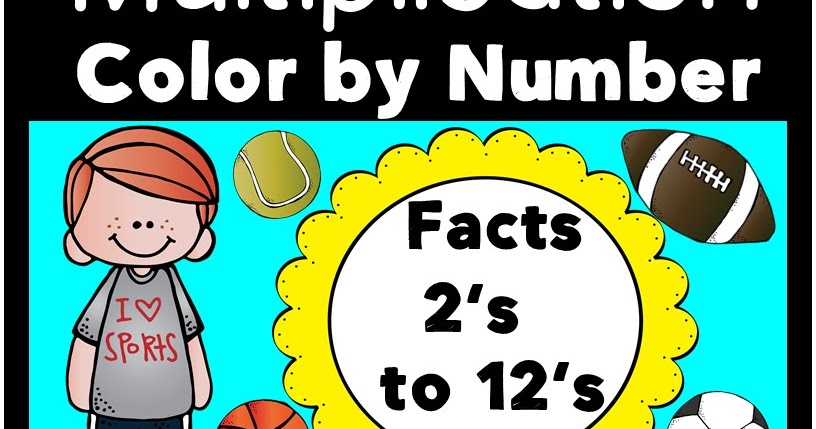 The Best of Teacher Entrepreneurs: Sports Multiplication Color by ...