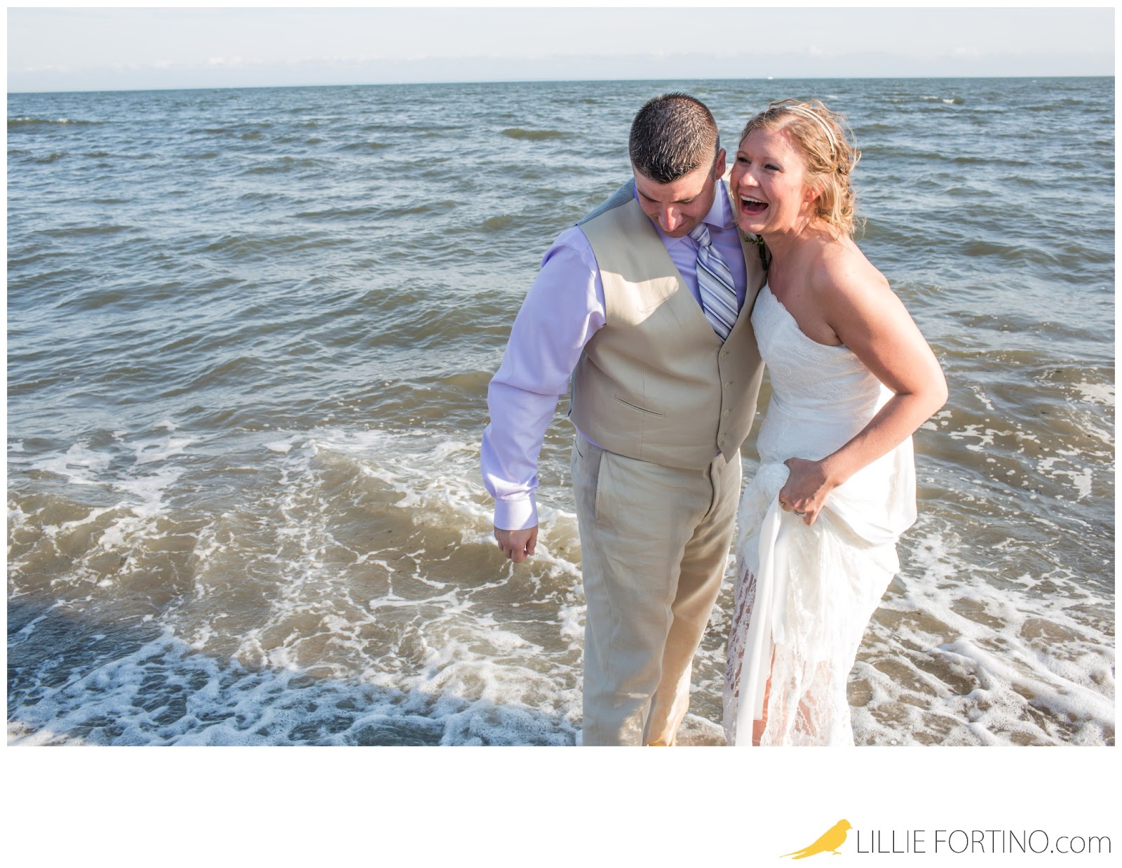 Bree & Brian’s Stratford, CT Summer Beach Ceremony at Short Beach | A ...