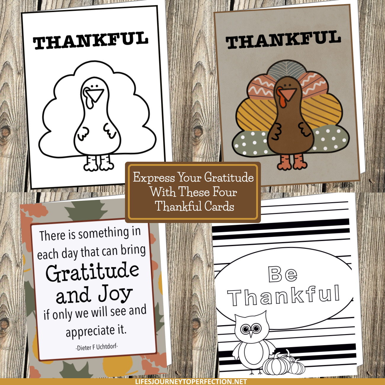 Life's Journey To Perfection: Express Your Gratitude With These Four ...