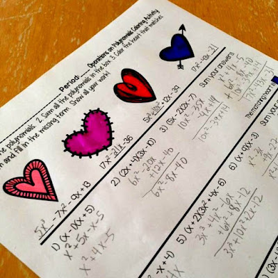 Scaffolded Math and Science: Valentine's Day Math Activities