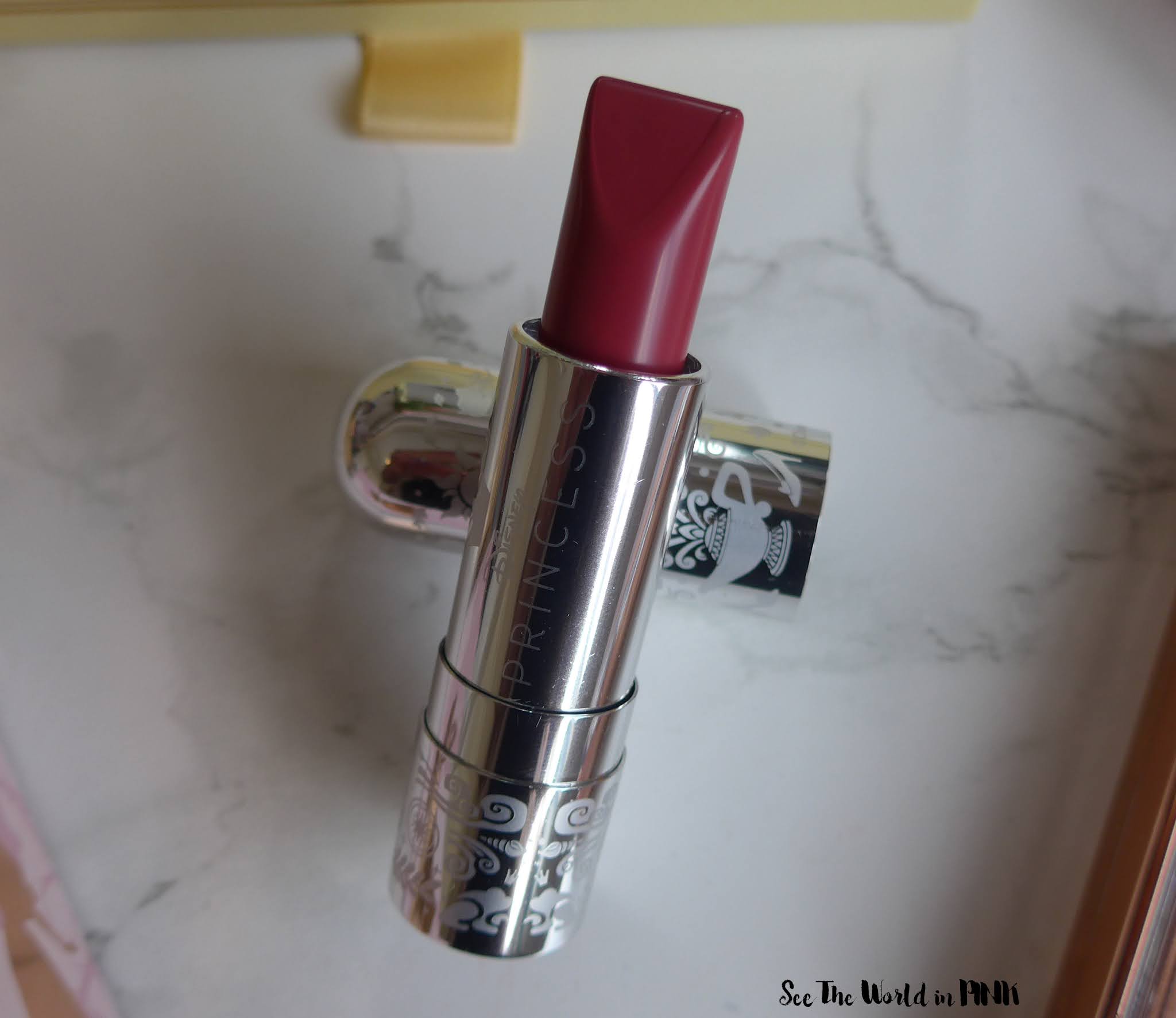 Besame Cosmetics - Aurora Disney Princess Signature Compact & Lipstick ...