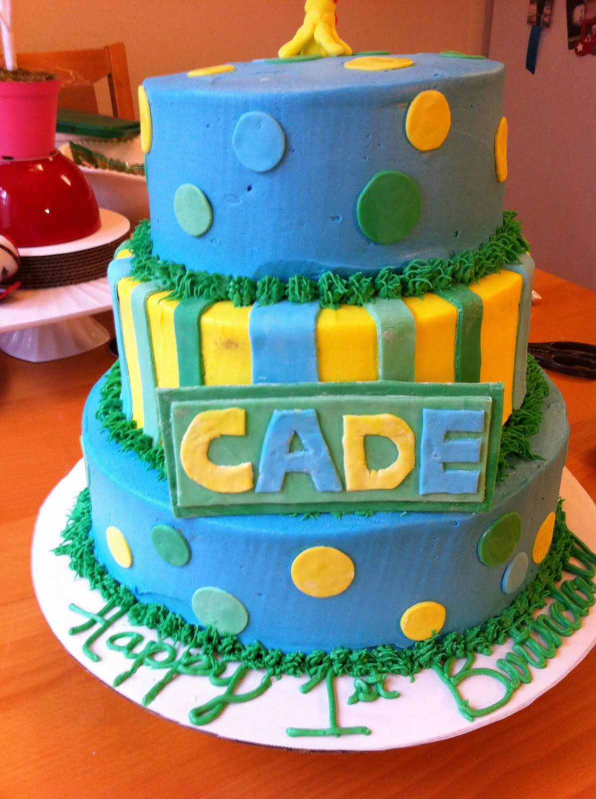 learn, interact, & eat...: Cade's 1st Birthday