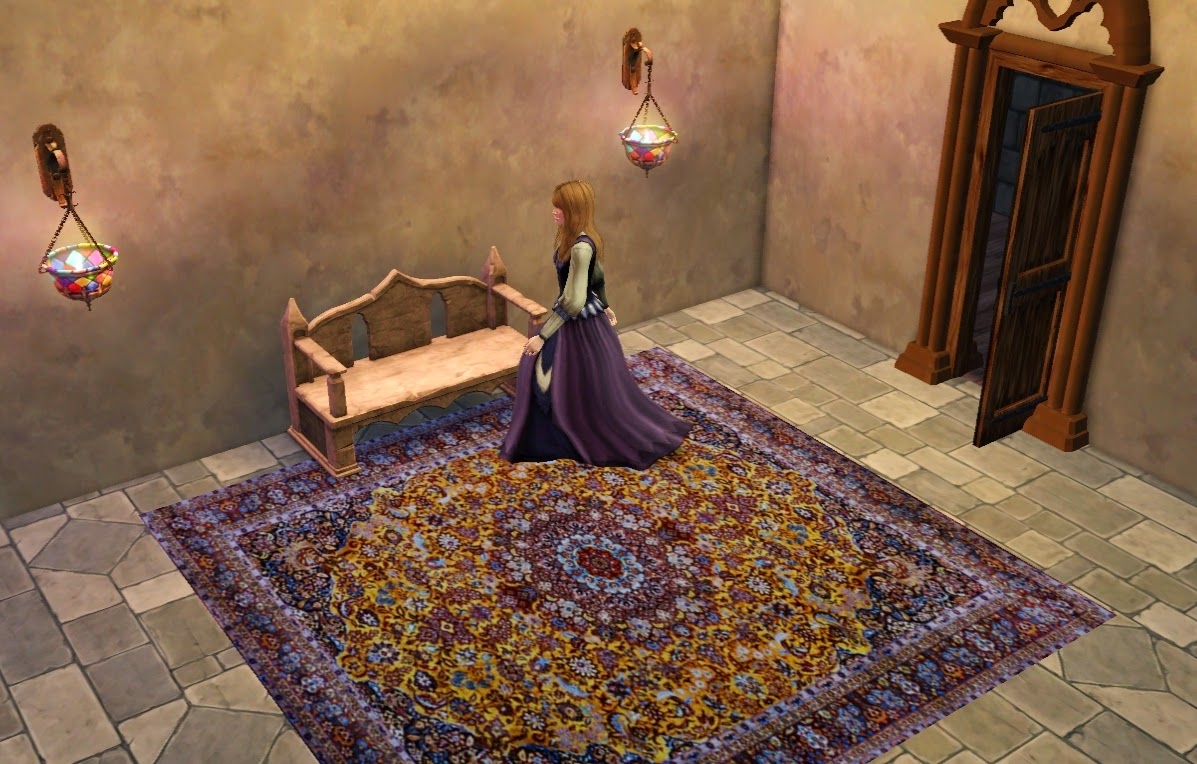 Загрузки для Sims Medieval : Square rug | Квадратный ковер