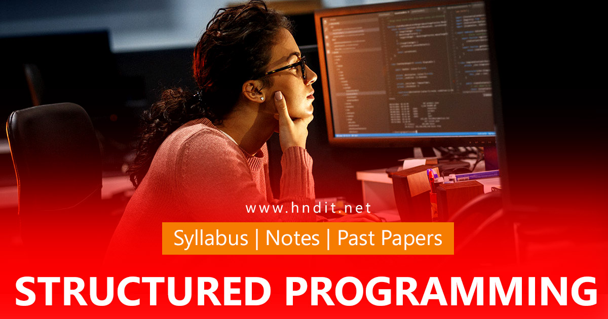 Structured Programming | 1st Yr 1st Sem