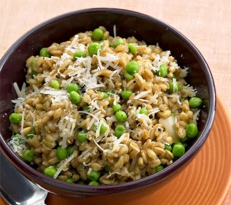 Farotto with Peas and Parmesan recipe -Taste USA
