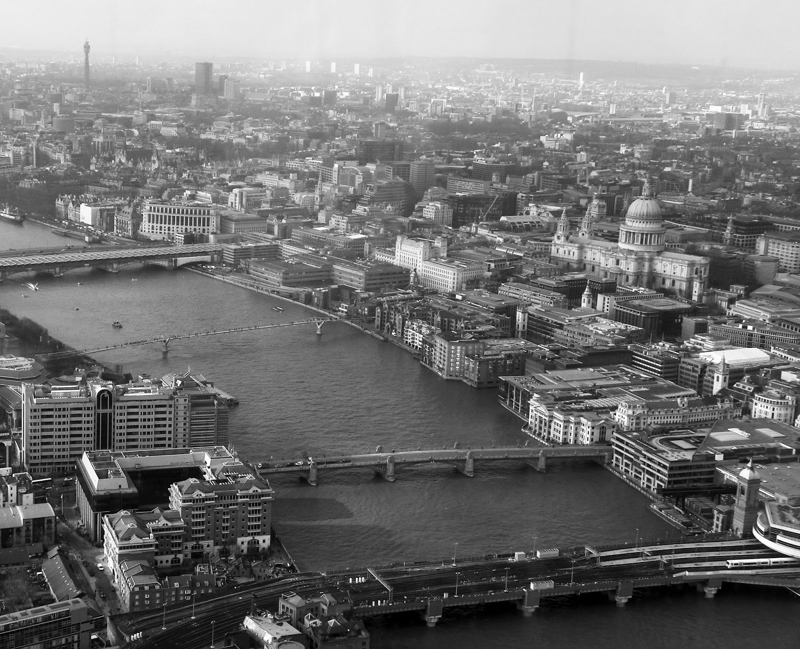 Random Blowe: Viewing London From The Shard