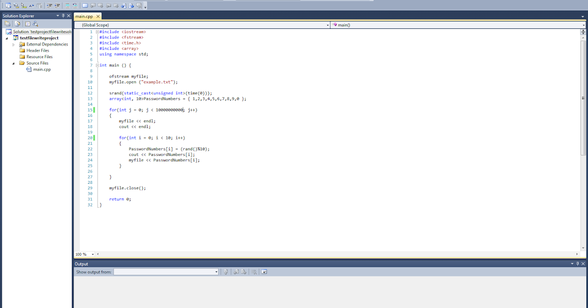 C++ Computer Programming: How to Print 10 Billion Random 10 Digit ...