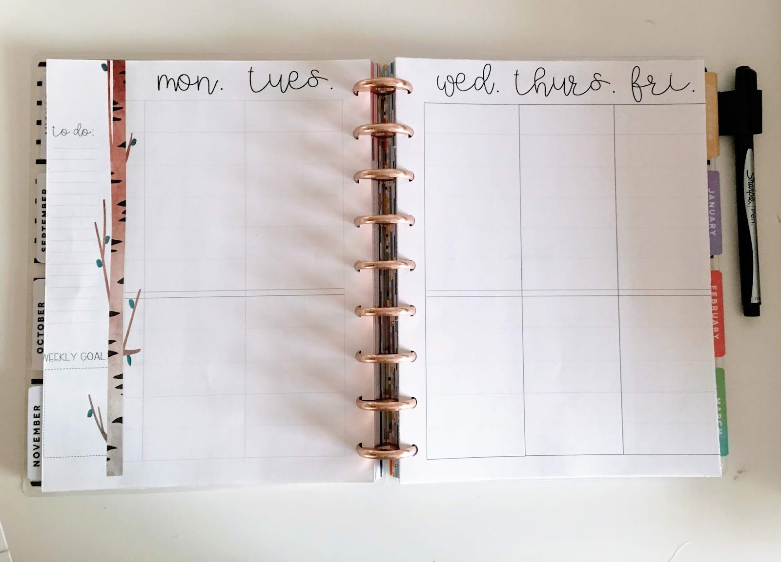 how to: print custom pages for your happy planner - a minimalist teacher