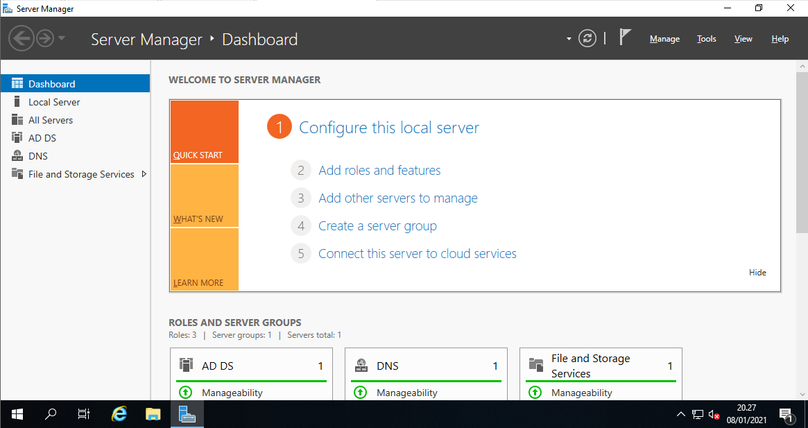 Langkah-langkah Installasi Remote Desktop Services di Windows Server 2019