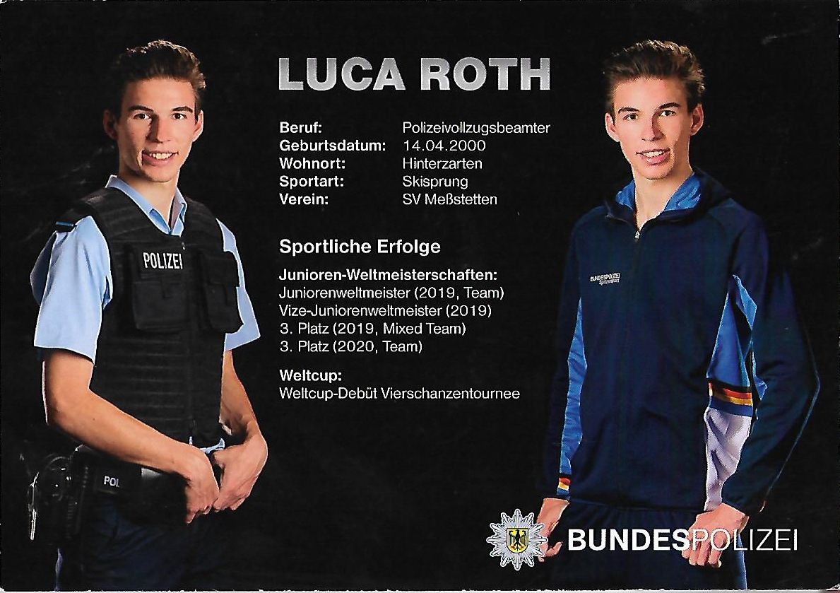 Autografy Skoczków: 160.Luca Roth