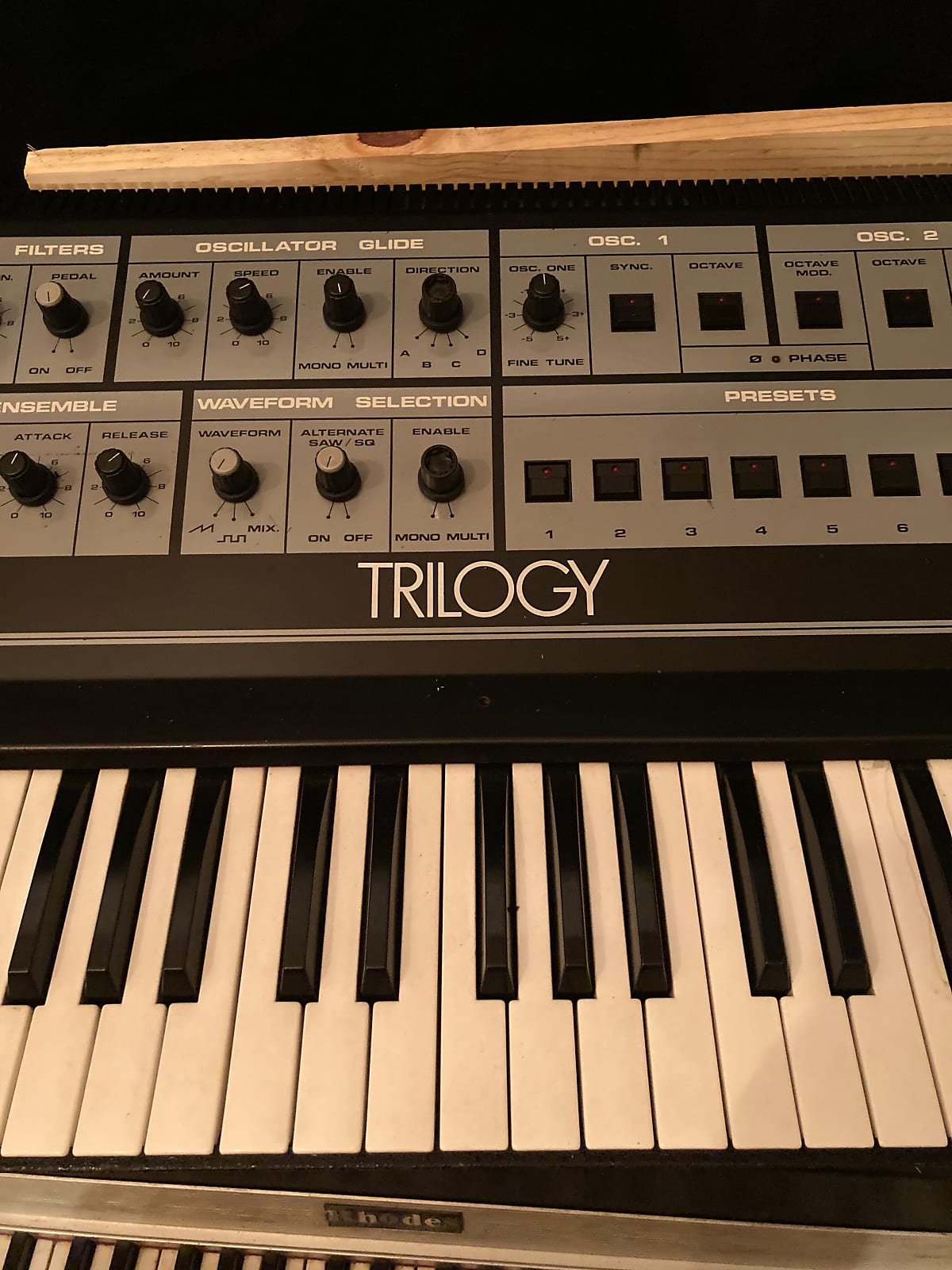 MATRIXSYNTH: Crumar Trilogy 3-Section Polyphonic Analog Synthesizer