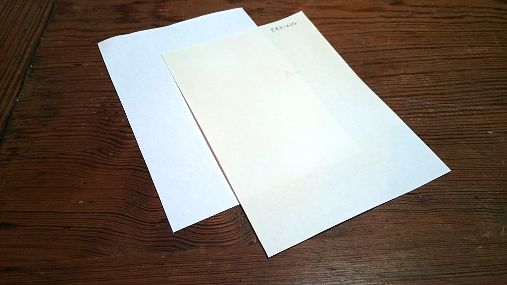 10 Digits: Techniques for Ageing Paper