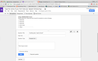Schoolhouse Talk!: Using Google Forms to Get Started with Scheduling ...