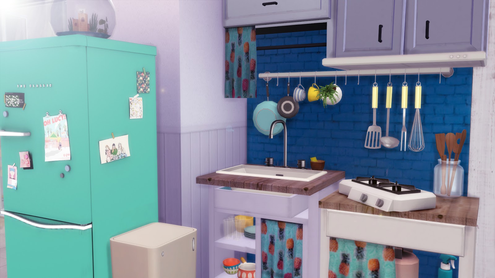 SIMS 4 | SURF STYLE DECOR | BEACH HOUSE | CASA DE PRAIA | DL + CC ...