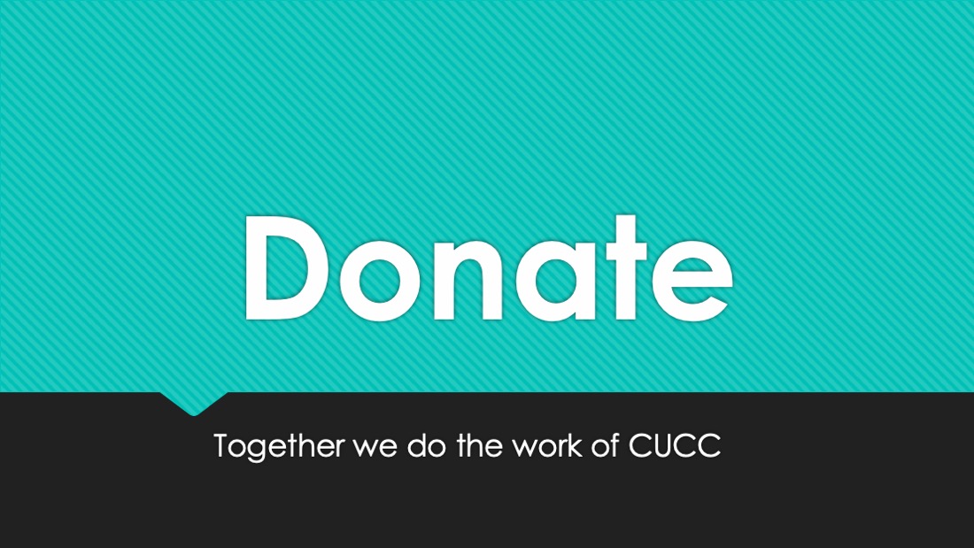 Supporting CUCC's work financially moves online in a big way