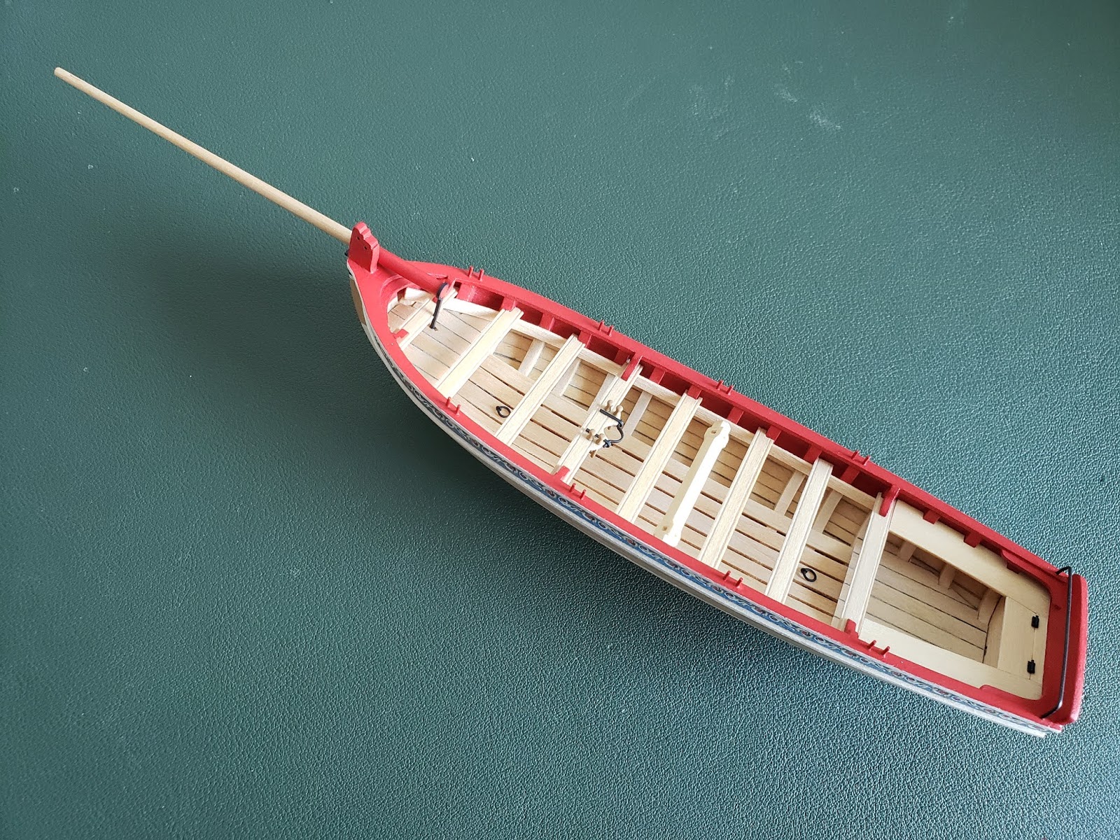 J White's Gallery: 18th Century Longboat - Model Shipways 1:48 - Part 4