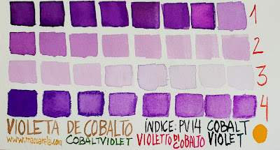 MACUARELA: EL VIOLETA DE COBALTO