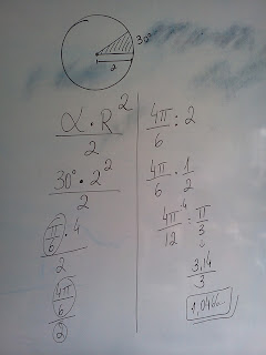 EXERCÍCIOS DE ÁREA DO SETOR CIRCULAR 1