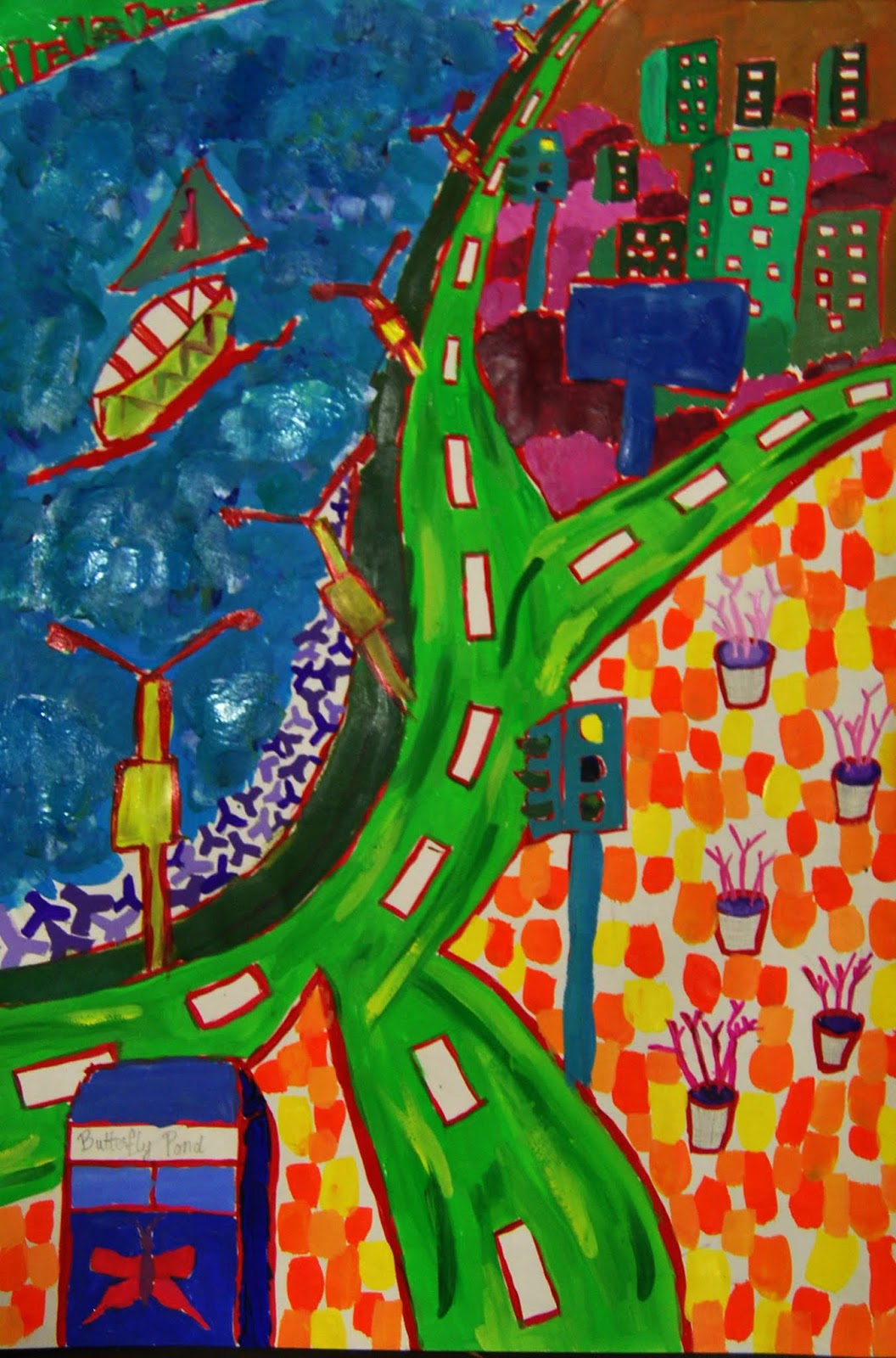 DAVID HOCKNEY INSPIRED LANDSCAPES