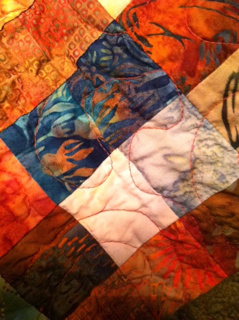 Punkin' Quilts: My First Batik Quilt