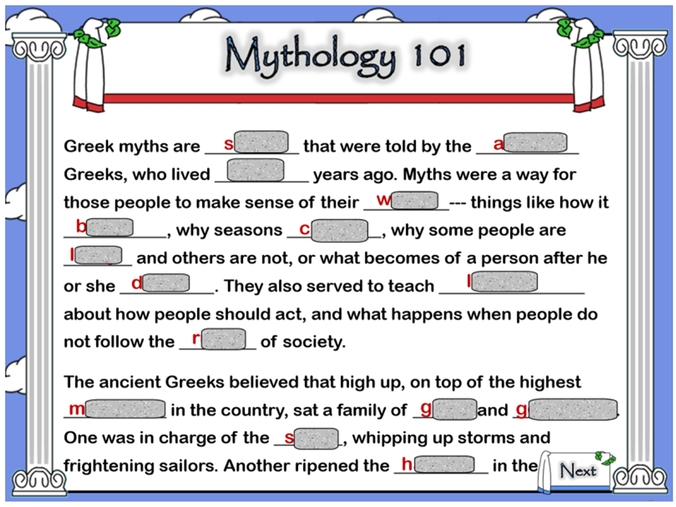 Mrs. McGaffin's Fabulous 4th Graders!: Mythology and Engineering!