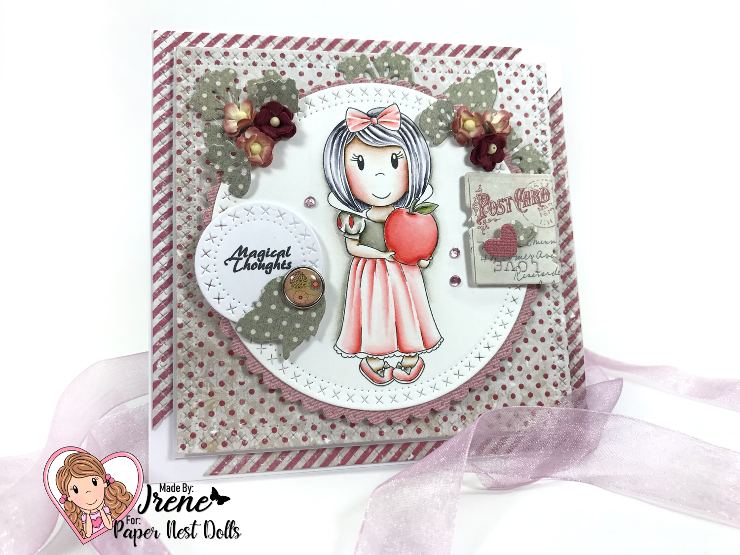 Paper Nest Dolls: Princess With Apple | By Irene Mendes