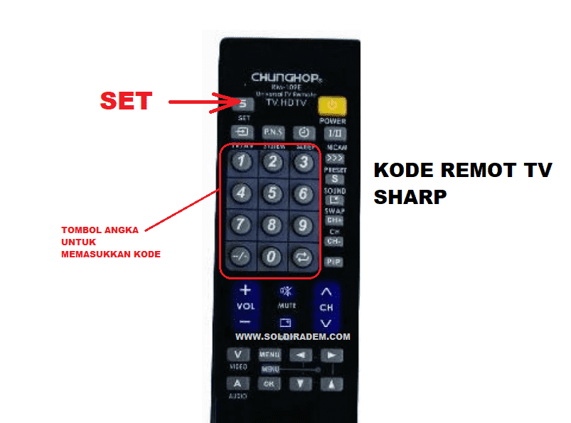 Kode Remot TV SHARP LED dan TV Tabung Multi - Soldiradem Blog