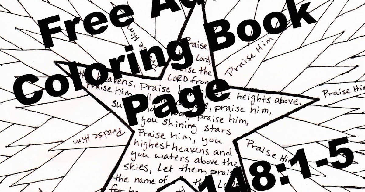 Psalm 148 Coloring Page Coloring Pages
