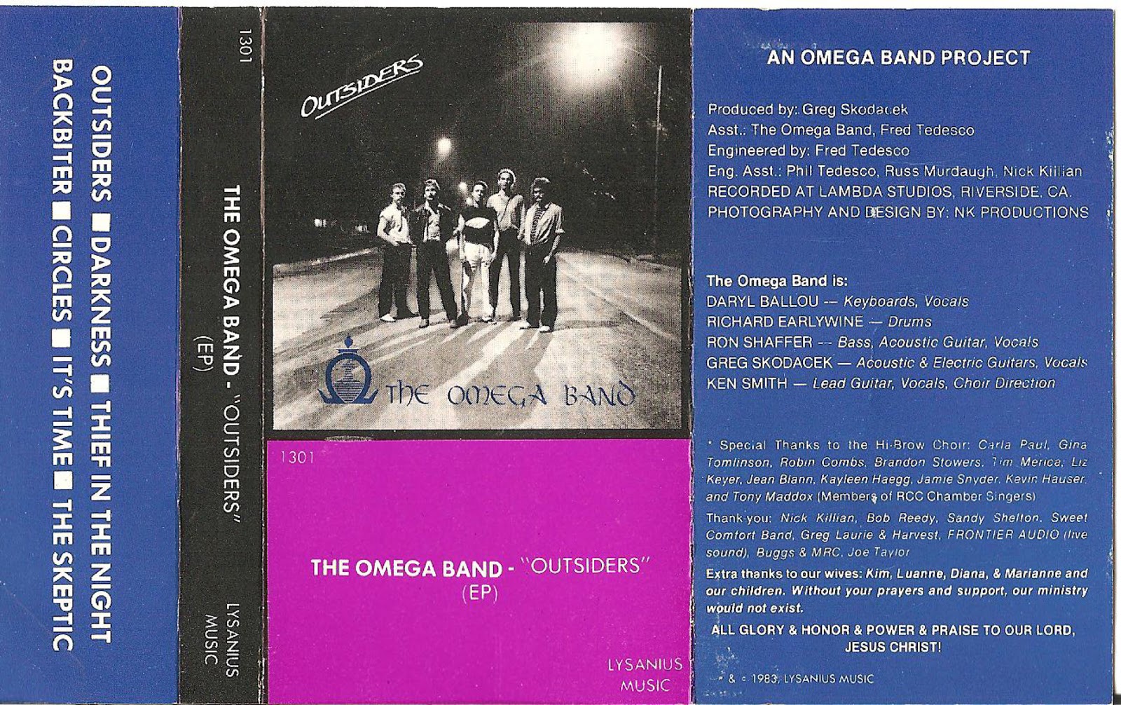 KISSMAR: The Omega Band - Outsiders 1989 (AOR/ROCK)