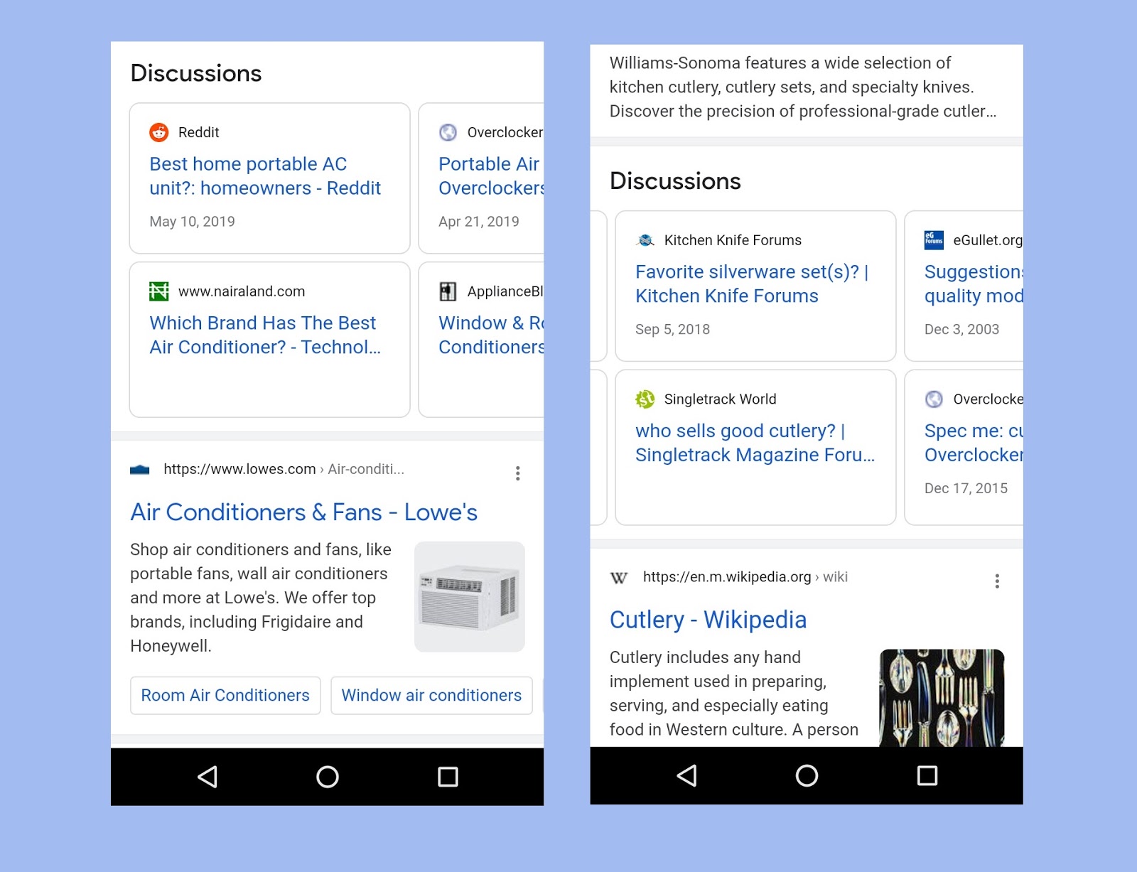 Google Adds A Discussion Box For Forums On Its Search Engine Result Pages