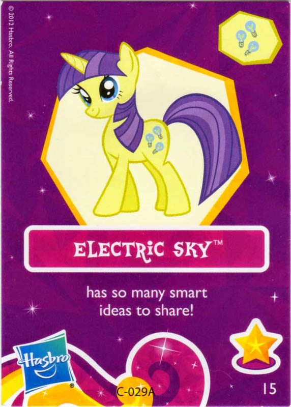 MLP Electric Sky Blind Bag Cards | MLP Merch