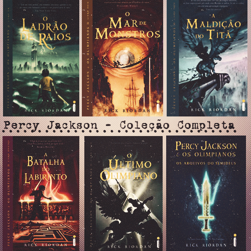 Coleção Percy Jackson Completa Rick Riordan Play Livros