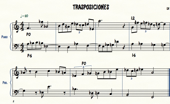 MÚSICA ATONAL (VIII). COMPONER PARA DOS INSTRUMENTOS. TÉCNICAS.
