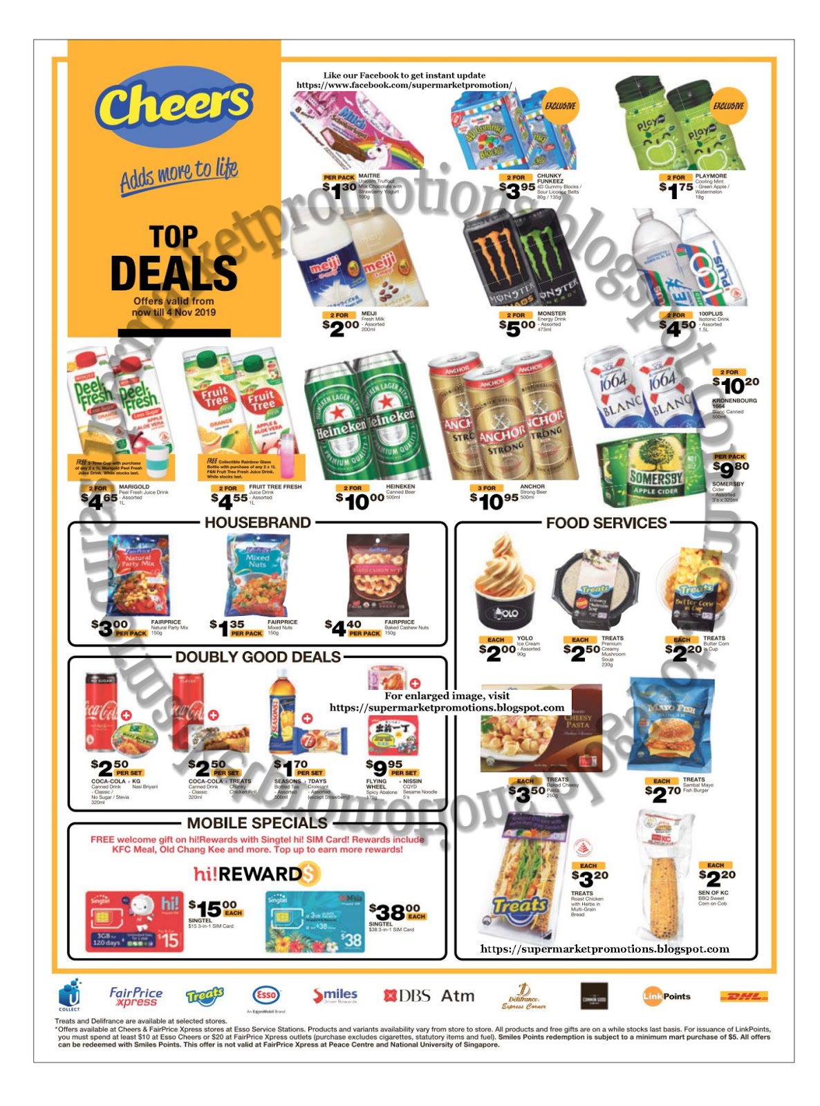 Cheers Promotion 03 October - 04 November 2019 ~ Supermarket Promotions