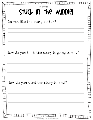 Reading Activities For Any Book! - Journey of a Substitute Teacher